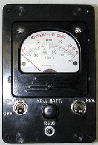 Bell KS-8455-L2 MEGOHMS - KILOHMS Resistance Tester/Test Set MMI-7521 ...